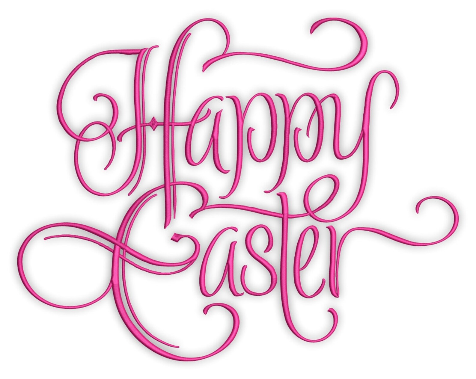 Happy Easter in Hand Lettered Script instant Download Digital Files for ...