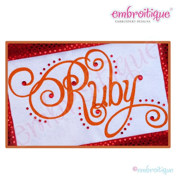 Charming Calligraphy Script Monogram Set Large FULL SET | Etsy