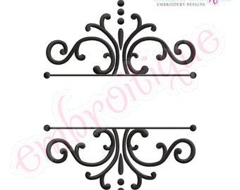 Evans Font Frame Instant Download digital Machine Embroidery | Etsy
