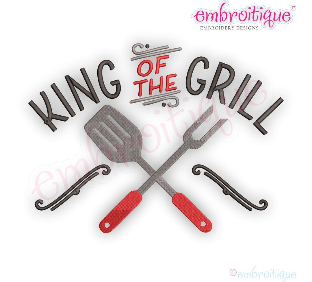 King of the Grill - Father's Day Dad Barbecue Grilling Smoker -instant ...