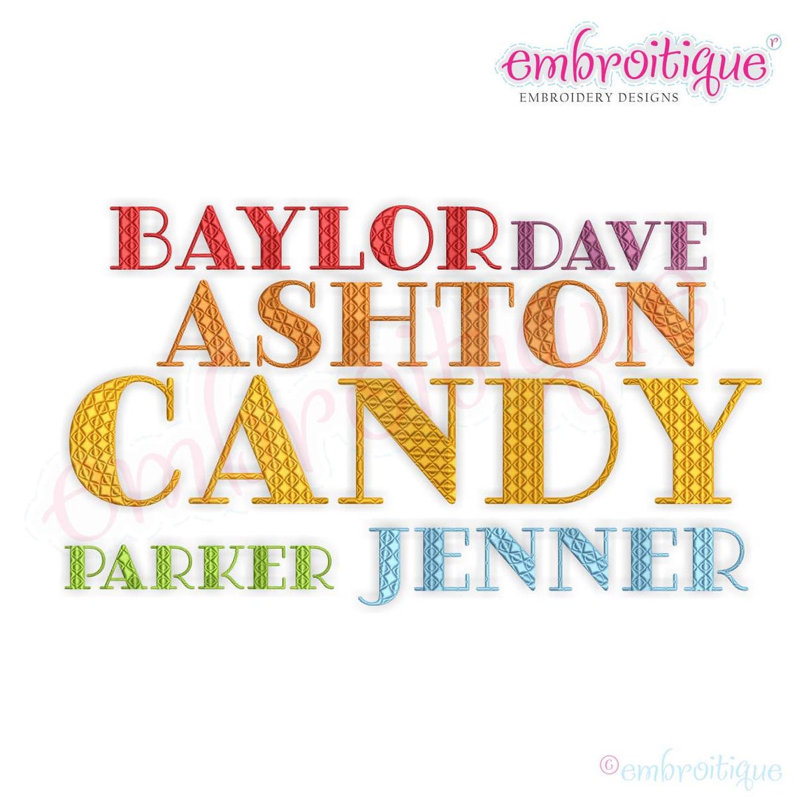 Garner Monogram Font BX Files included Instant Download | Etsy