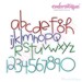 Xavier Monogram Font Set- Machine Embroidery Font Alphabet Letters ...