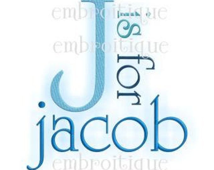 Jacob Monogram Set Great for Boys Instant Download - Etsy