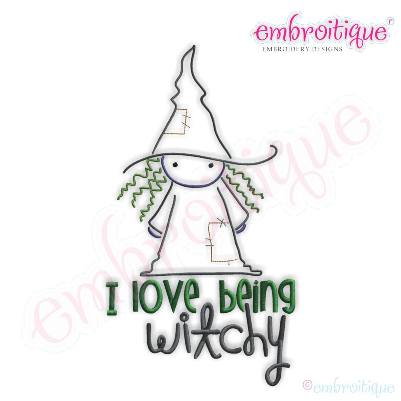 Halloween I Love Being Witchy- Instant Email Delivery Download Machine ...