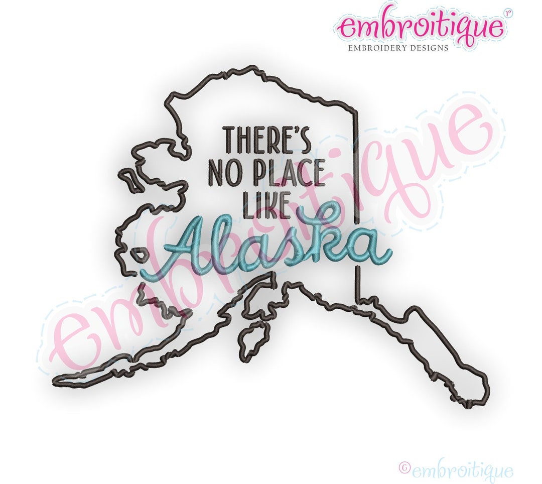 There's No Place Like ALASKA - Instant Download -digital Machine ...