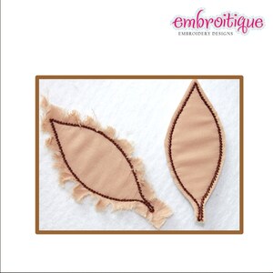 Raw Edge Leaf Set - Perfect for Fall or Thanksgiving Decor ...