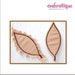 Raw Edge Leaf Set - Perfect for Fall or Thanksgiving Decor ...
