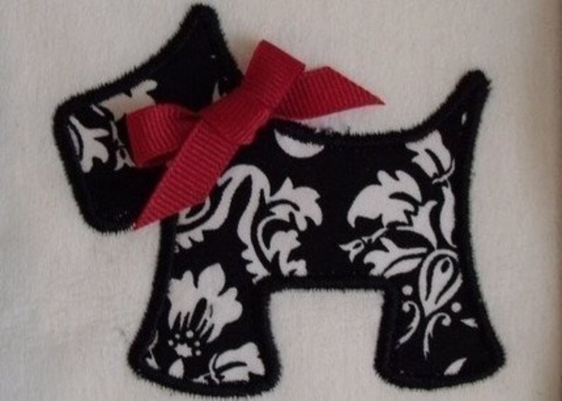 Stylish Scotties Design Set- Instant Email Delivery Download Machine ...