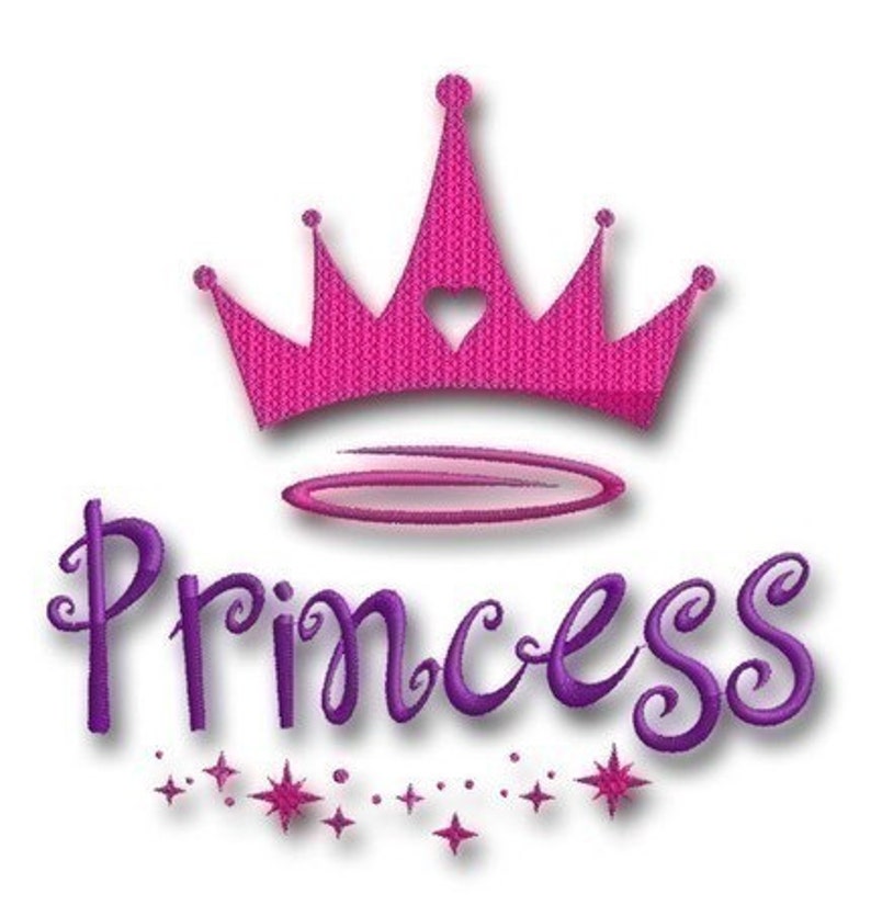 Princess Crown Embroidery - Instant Download -digital Machine ...