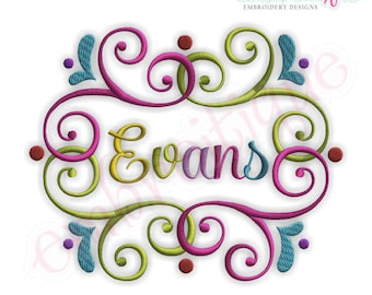 Holiday Frame Machine Embroidery Design-instant DOWNLOAD - Etsy