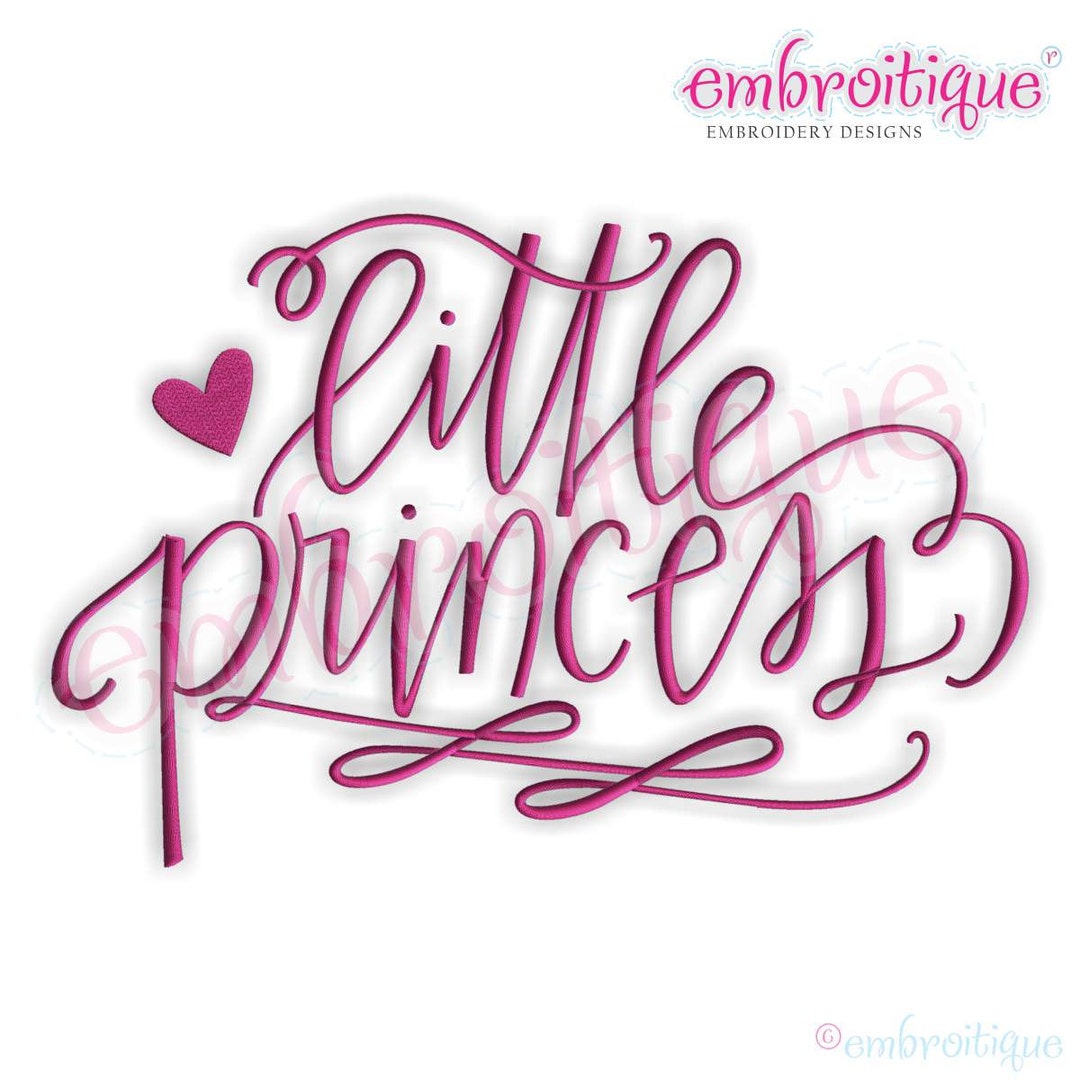 Little Princess Calligraphy Baby Girl - Instant Email Delivery Download ...