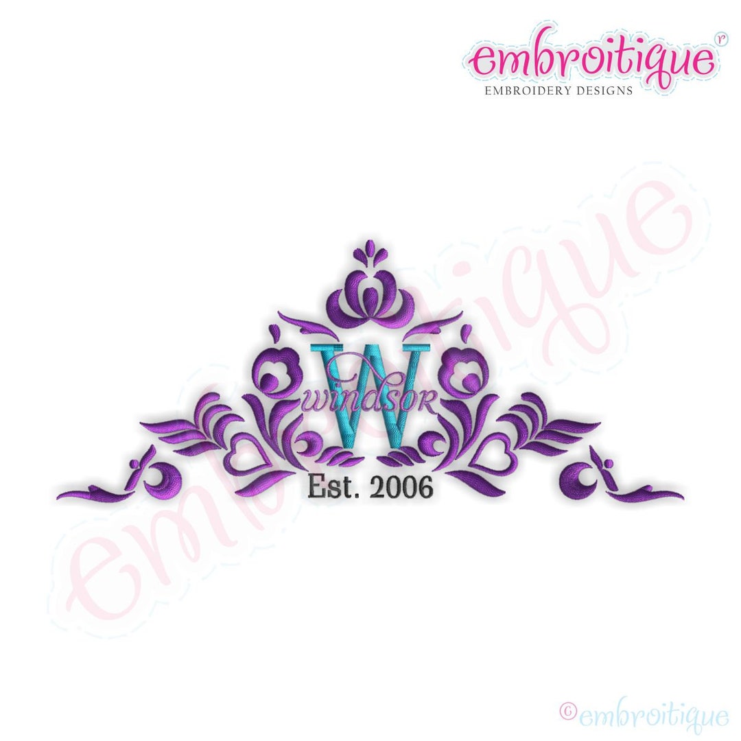 Windsor Font Frame-instant Download Digital Files for Machine ...
