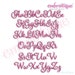 Reagan Set 1 - Calligraphy Script Monogram Alphabet Font -BX Files ...