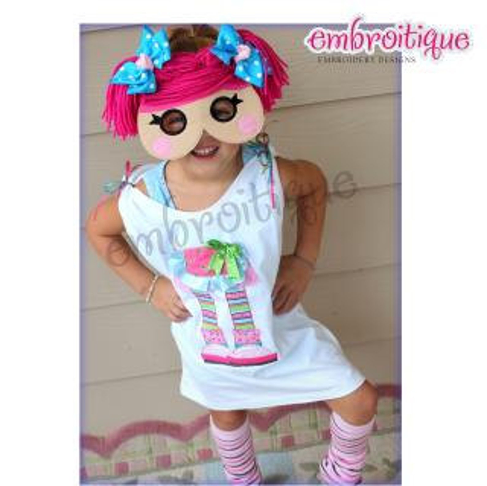 Rag Doll Yarn Hair Mask 1 Instant Email Delivery Download | Etsy