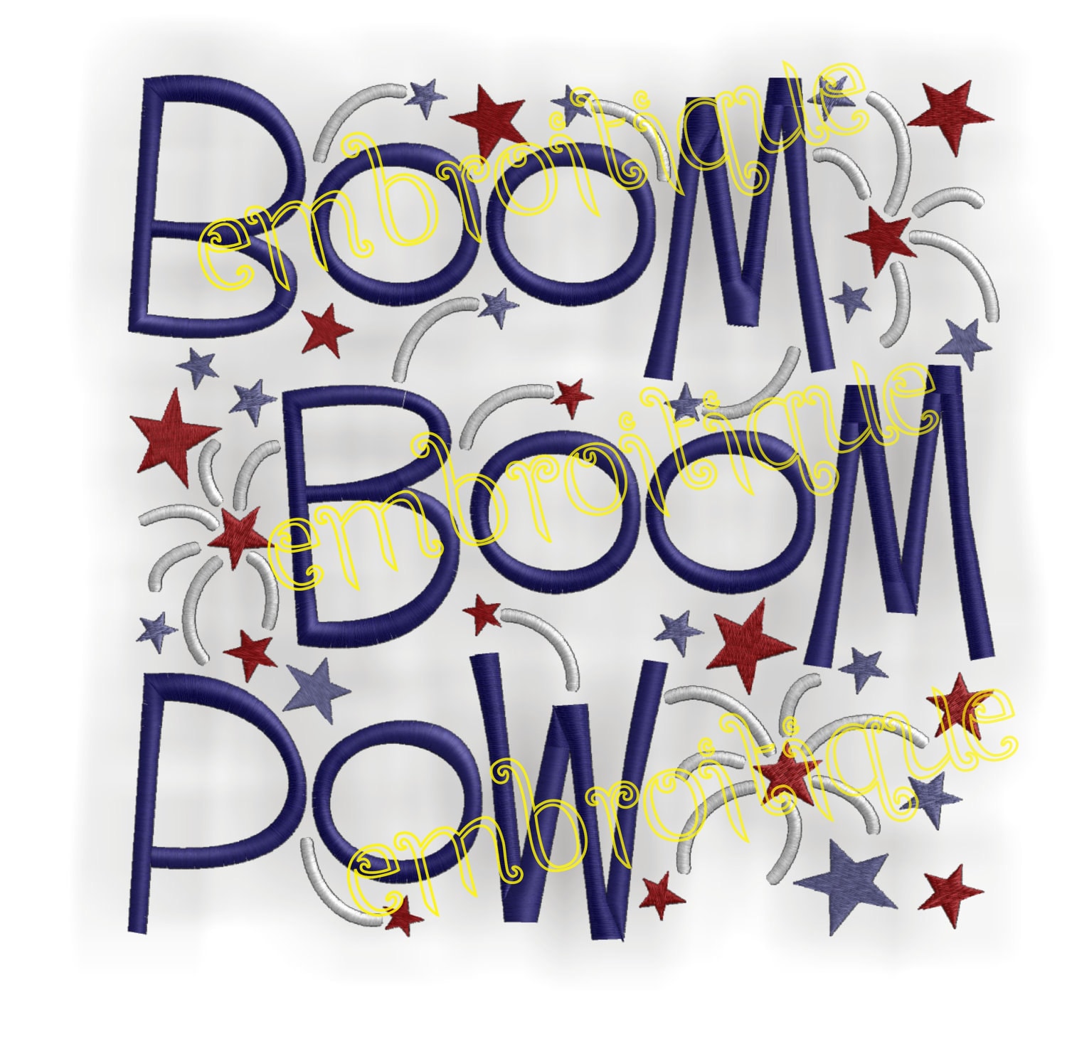 Boom Boom Pow 4th of July - Instant Download -digital Machine ...