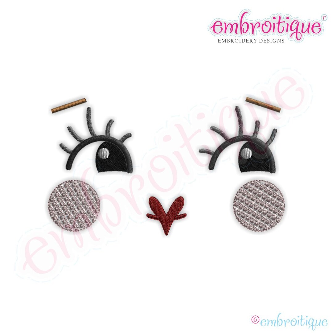 Doodley Doll Face 19 - Several Sizes Included- Instant Email Delivery ...