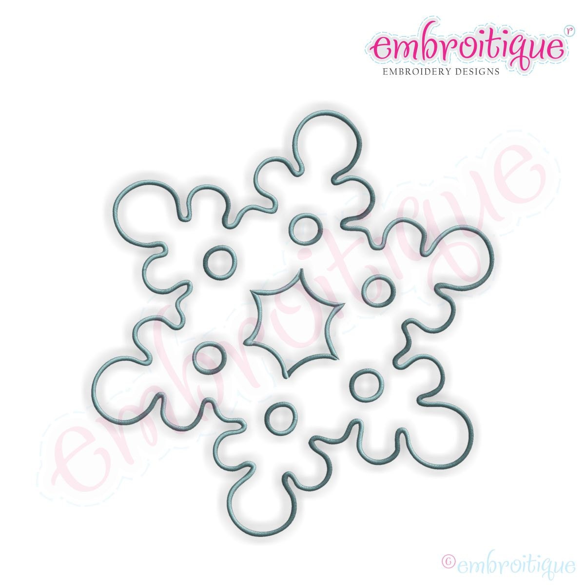Simple Snowflake Outline
