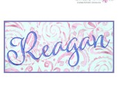 Reagan Set 1 Calligraphy Script Monogram Alphabet Font BX - Etsy