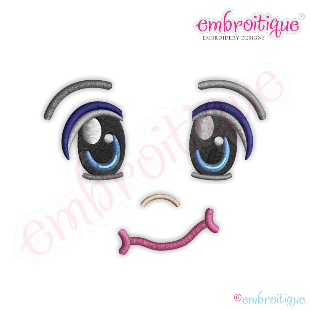 Doodley Doll Face 20 - Several Sizes Included- Instant Email Delivery ...