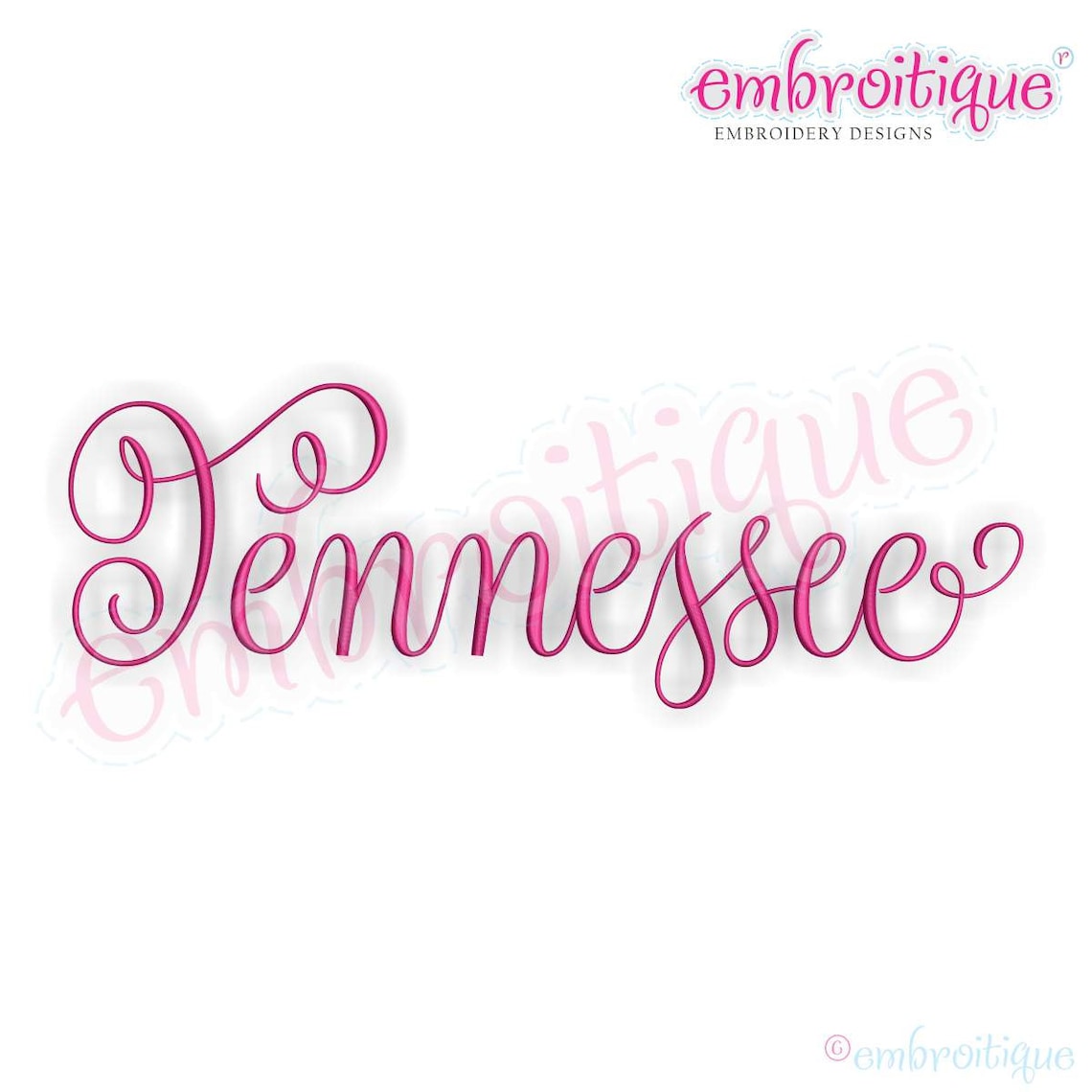Tennessee Calligraphy Fancy Script 3 Instant Download - Etsy