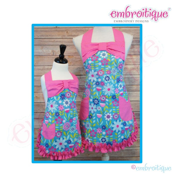 Mother Daughter Apron Pattern - Etsy