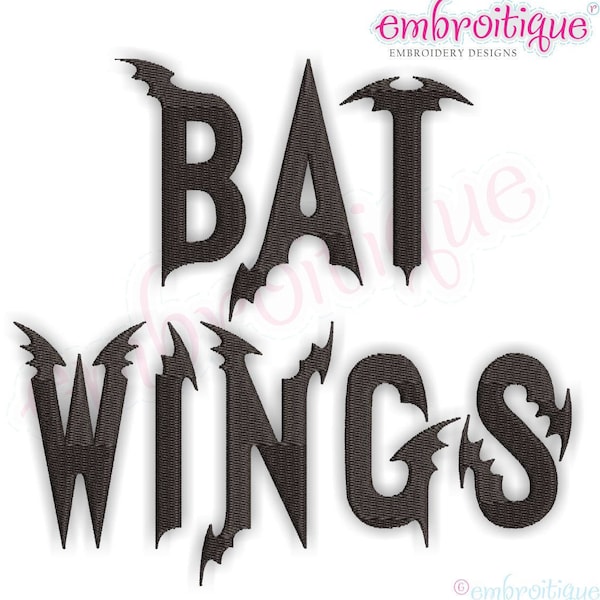 Bat Embroidery - Etsy