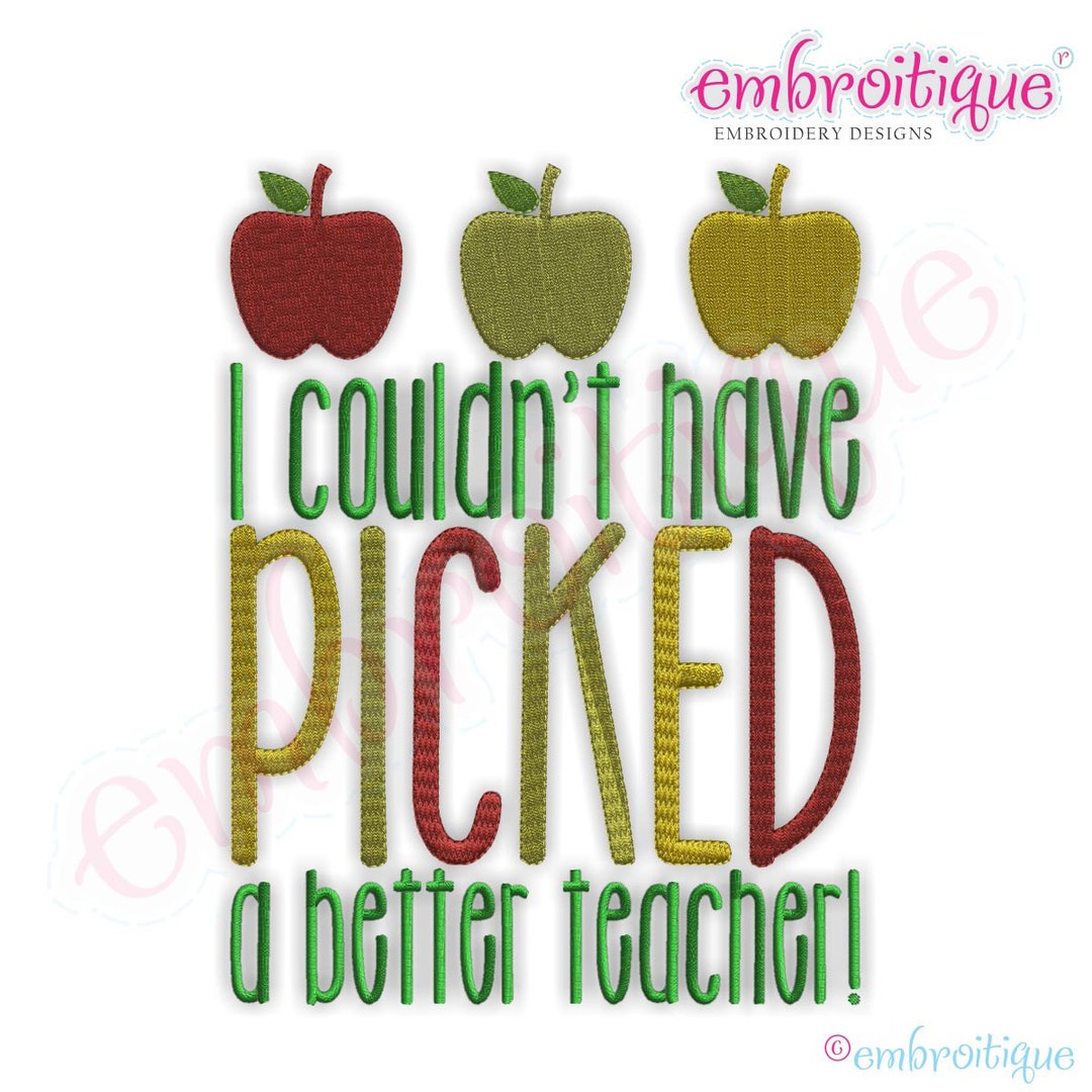 I Couldn't Have Picked a Better Teacher- Instant Email Delivery ...