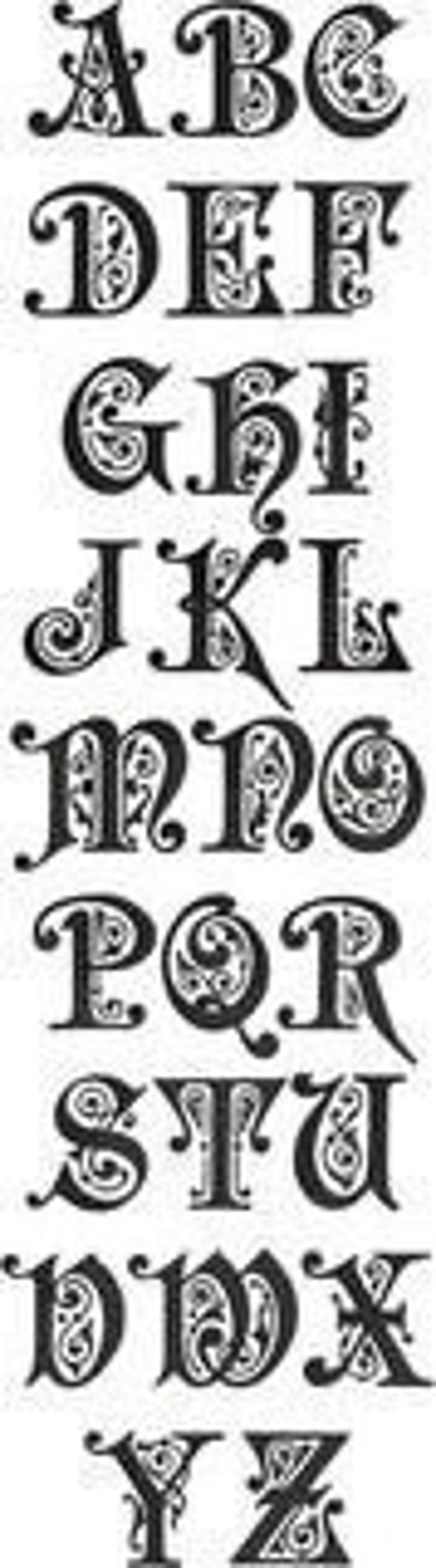 Royal Monogram Font Set Machine Embroidery Font Alphabet - Etsy