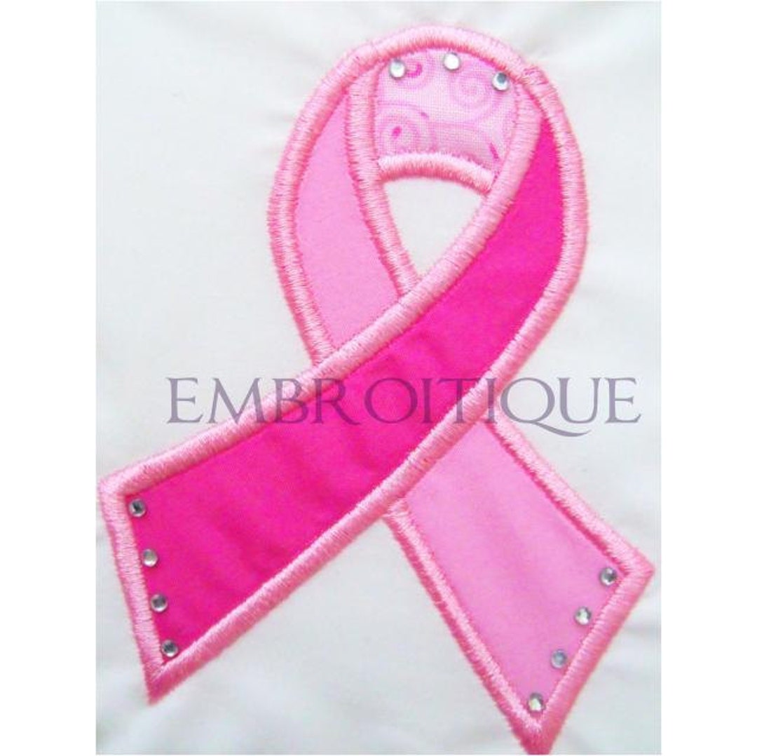 Awareness Ribbon Applique - All Occasions-breast Cancer, Troops ...