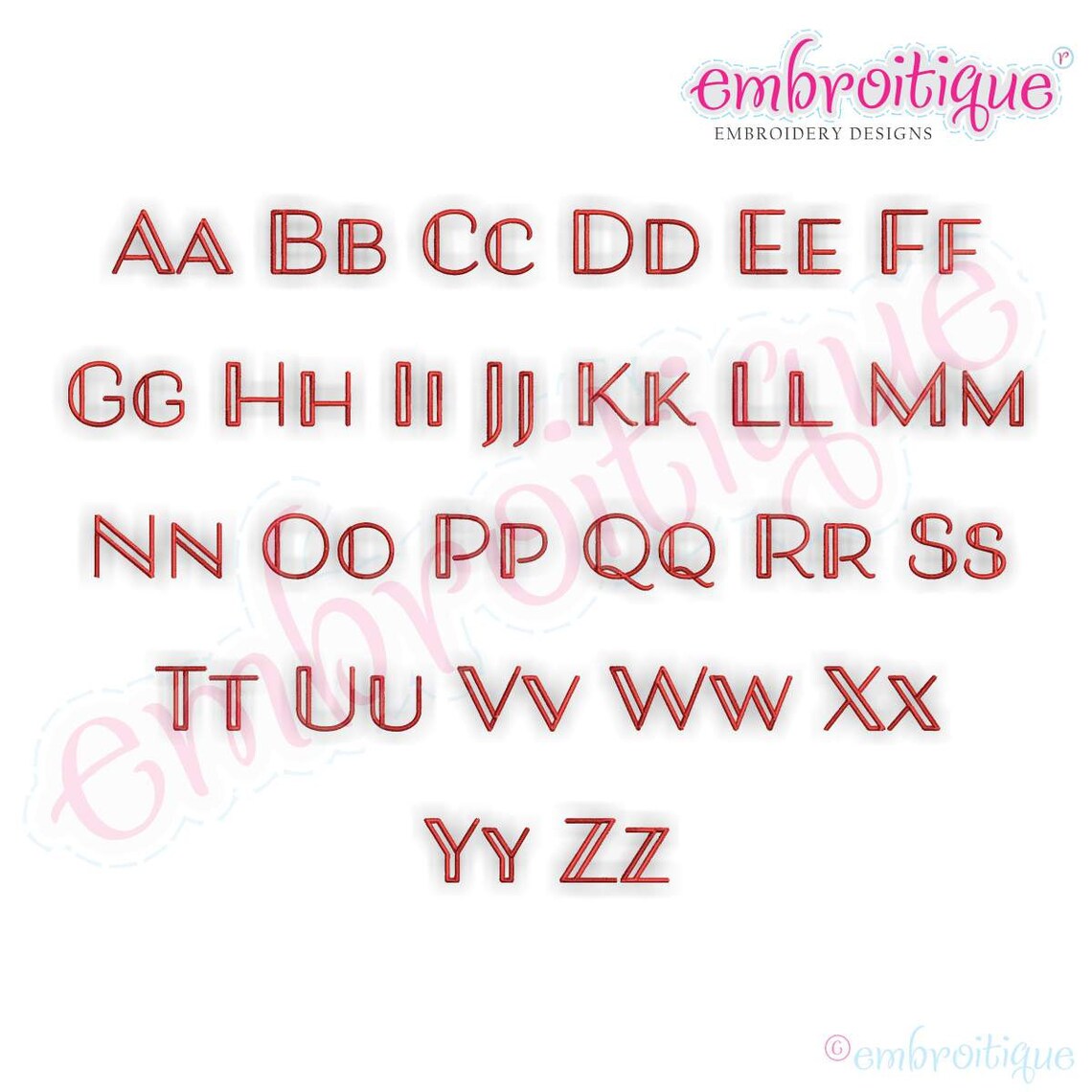 Becca Set 2 - Exclusive Engraved Monogram Alphabet Font - Instant ...