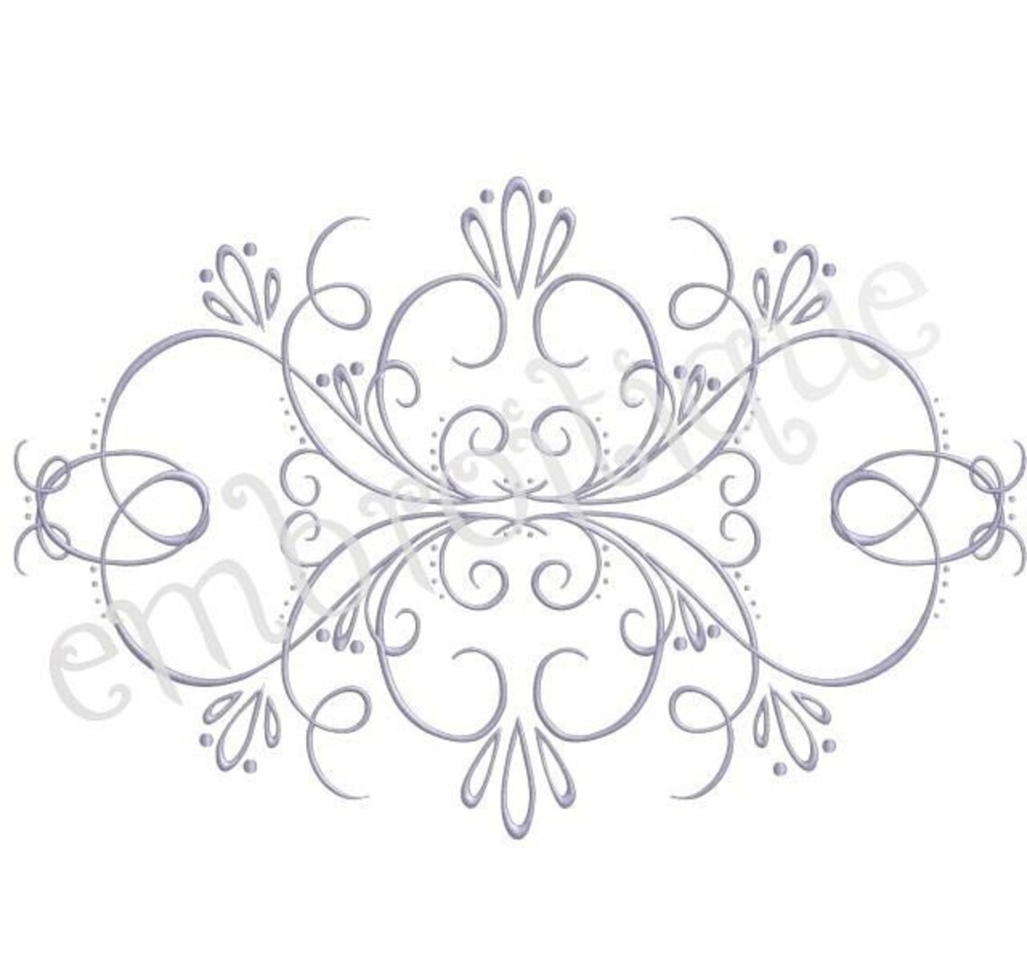 Vintage Flourish Accent Frame 3 Sizes - Etsy