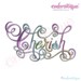 Cherish Calligraphy Script Embroidery Design Instant Download | Etsy