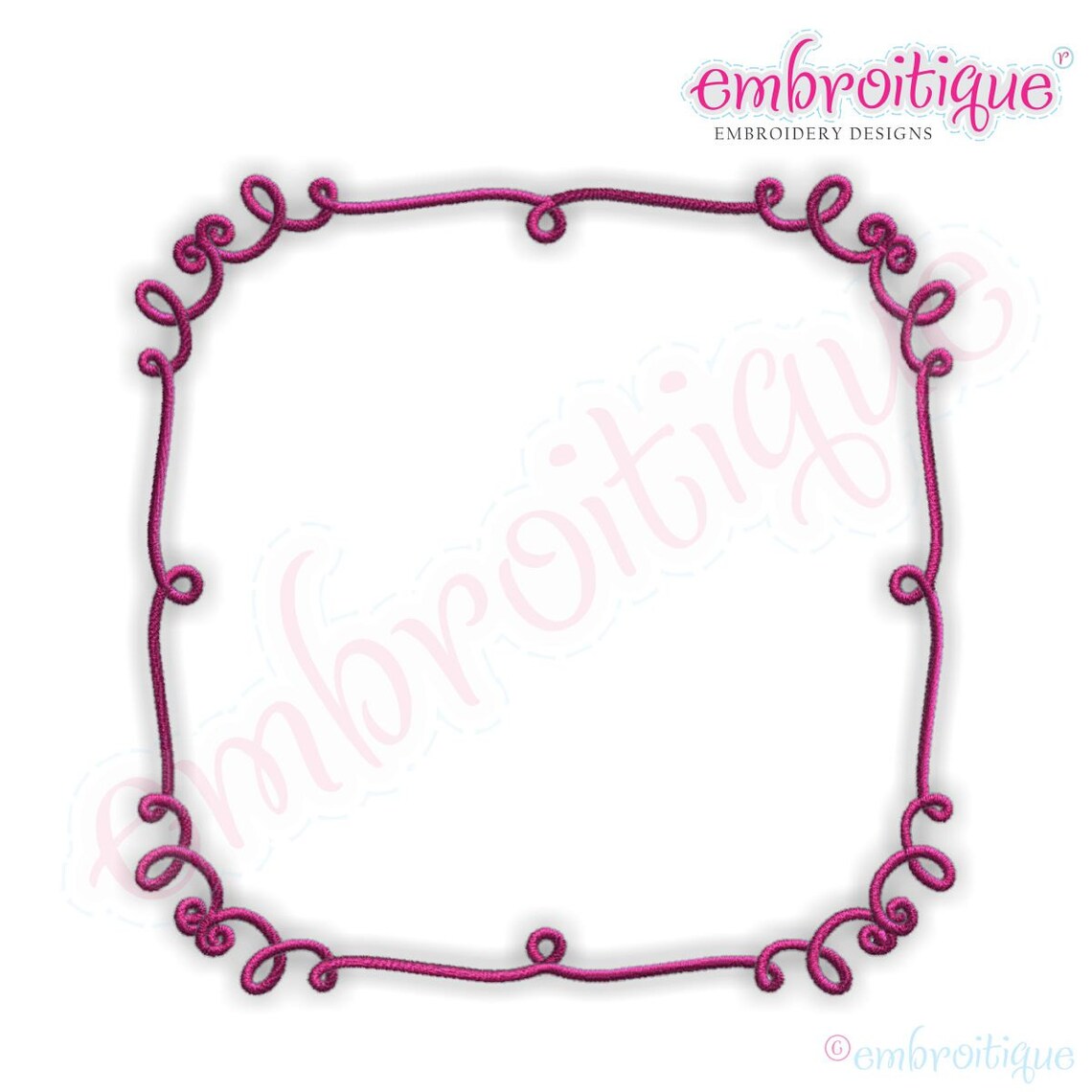 Whimsical Curly Doodle Font Frame- Instant Email Delivery Download ...