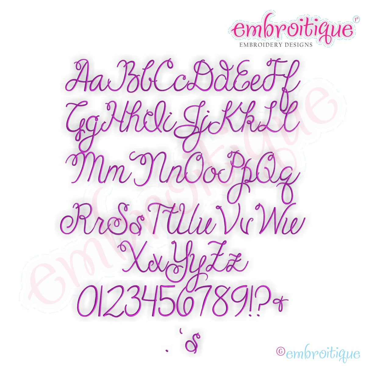 Lindsay Monogram Font Set - Large- - Machine Embroidery Font Alphabet ...