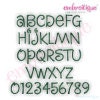 Blake Monogram Set Machine Embroidery Font Alphabet Letters - Etsy