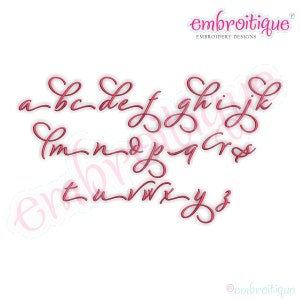 Alicia Calligraphy Monogram Set 5 - Embroitique Exclusive ...
