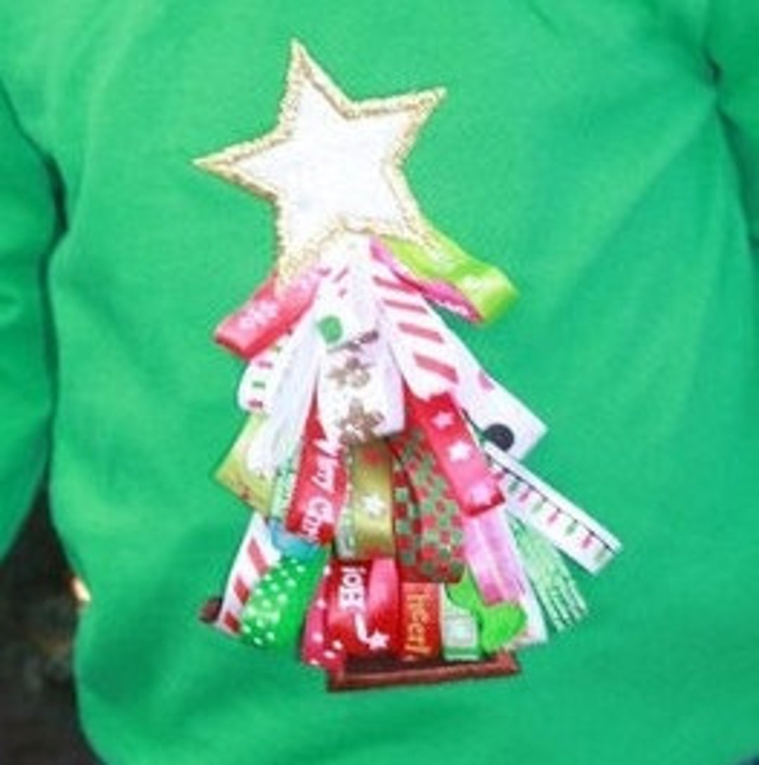 Ribbon Christmas Tree in the Hoop - Instant Download Digital Files for ...