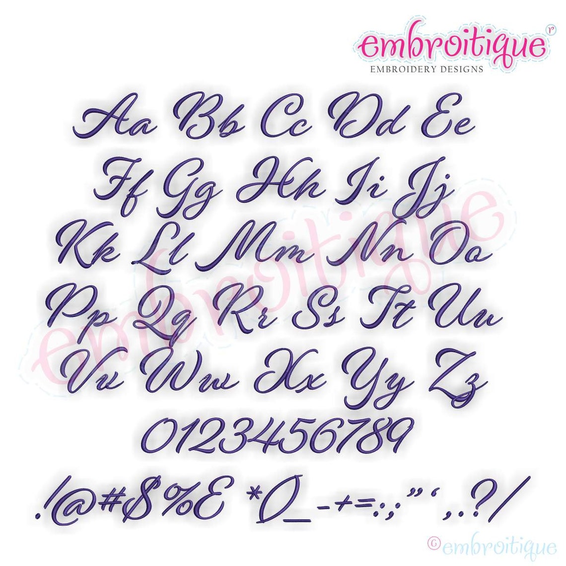 Shayna Calligraphy Brush Script Monogram Font Small BX | Etsy