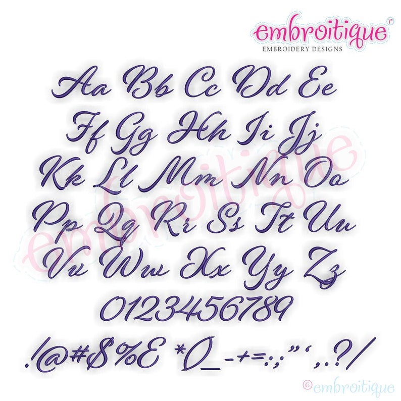 Shayna Calligraphy Brush Script Monogram Font - Small - BX Files ...