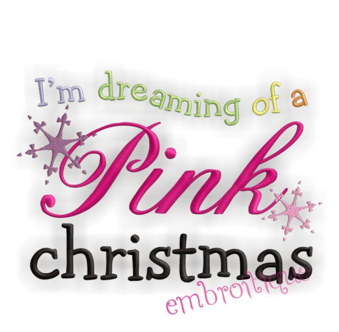 I'm Dreaming of a Pink Christmas- Instant Email Delivery Download ...