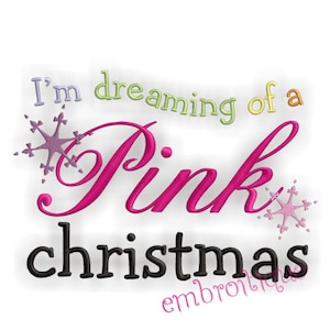 I'm Dreaming of a Pink Christmas- Instant Email Delivery Download ...