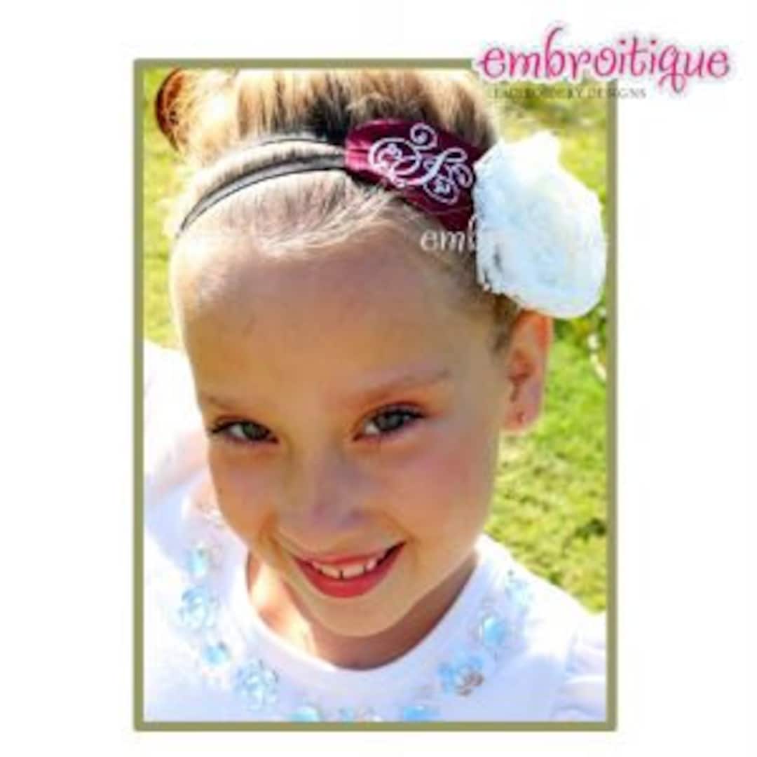 In the Hoop Headband With Elastic - All Hoop Sizes Included-instant ...