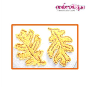 Raw Edge Leaf Set - Perfect for Fall or Thanksgiving Decor ...