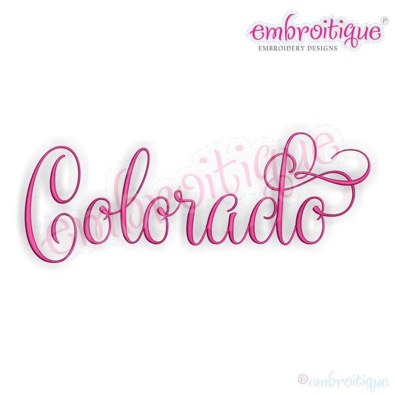 Colorado Fancy Calligraphy Script 3 Instant Download Machine - Etsy