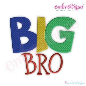 Big Bro Fill Stitch Instant Download Machine Embroidery - Etsy