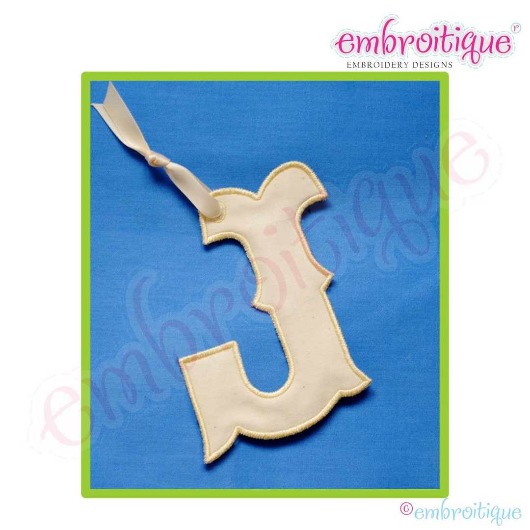 In the Hoop Alphabet Tag- Instant Email Delivery Download Machine ...