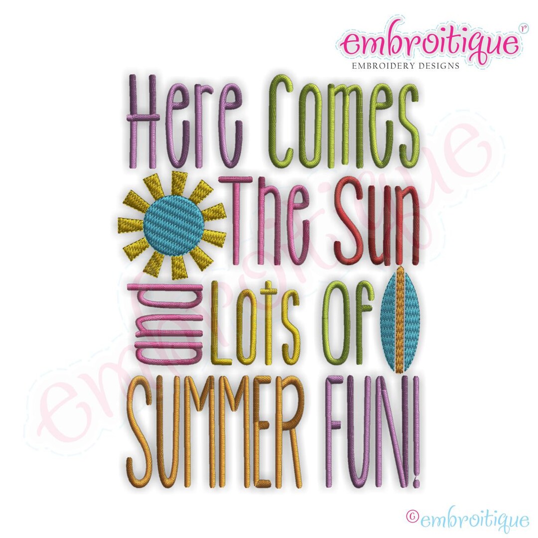 Here Comes the Sun and Lots of Summer Fun- Instant Email Delivery ...