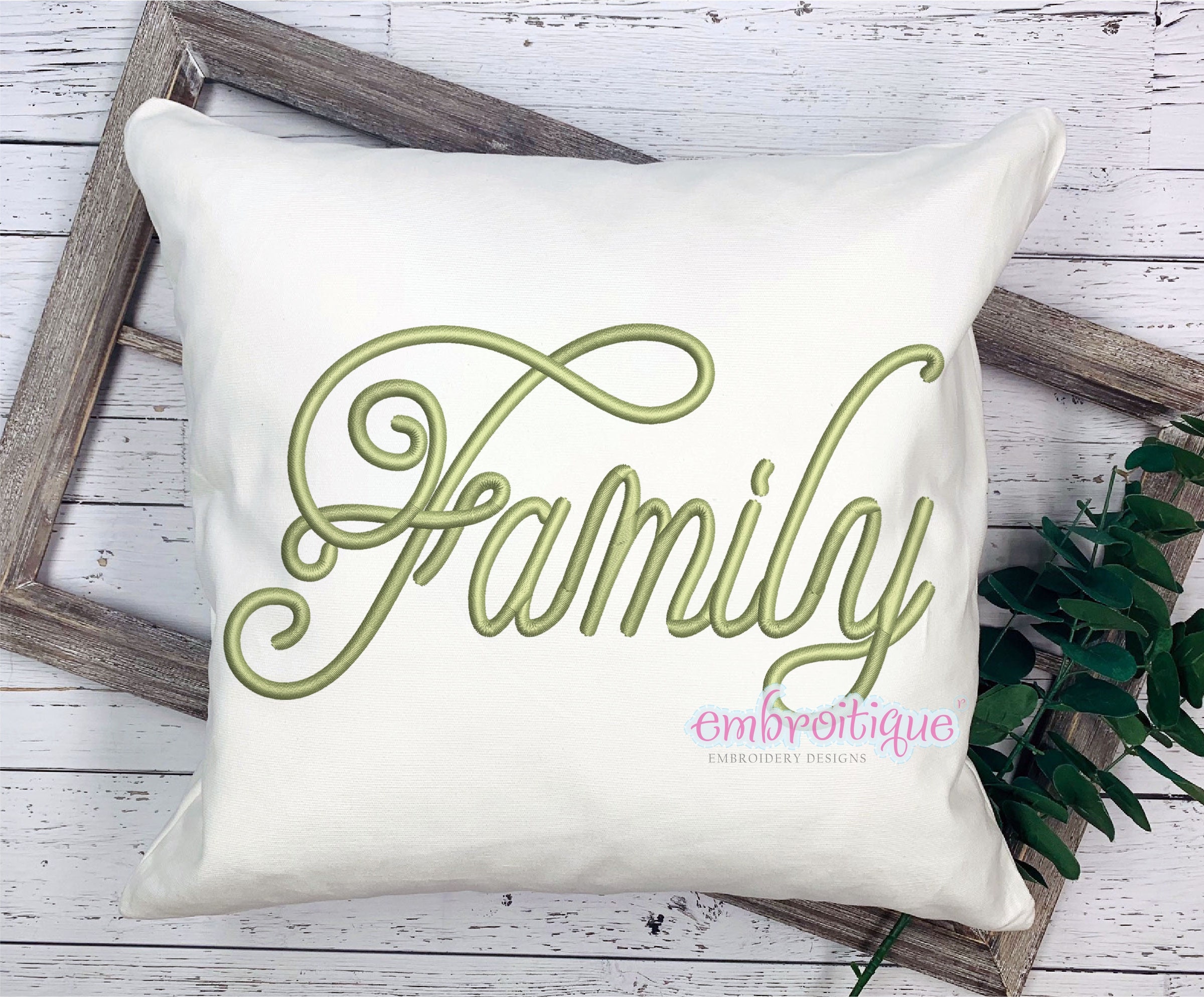 Featherly Monogram Set small Sizes Script Italics Font BX | Etsy