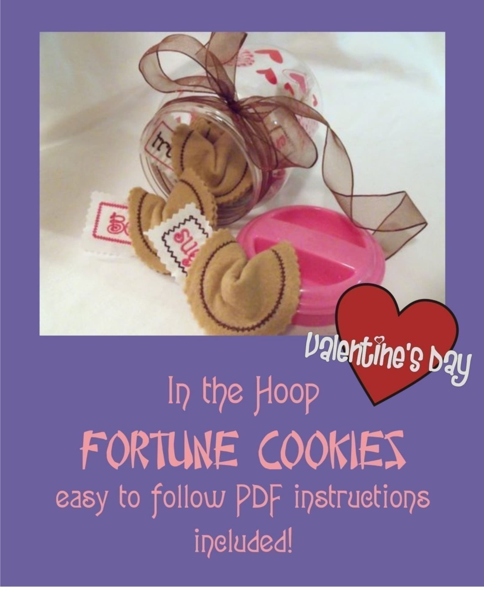 ITH Valentine's Day Fortune Cookies Instant Download | Etsy