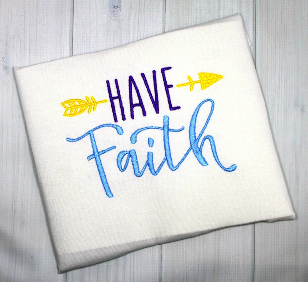 Have Faith Wtih Arrow - Inspirational -instant Download Machine ...